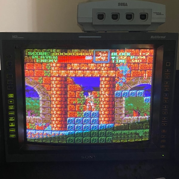 Sony PVM-14L5 14 Monitor Retro Gaming CRT 240p 480p 720p 1080i RGB - Etsy