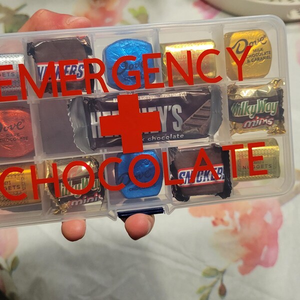 Emergency Chocolate Kit: Teacher, Neighbor, Valentine Gift - Etsy