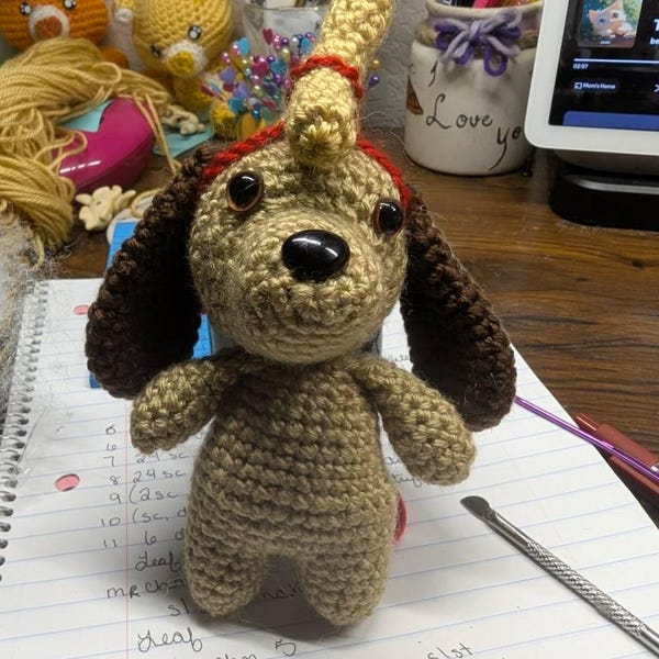 Baby Dog, Max, Crochet Pattern, PDF, Digital, Download, Christmas ...