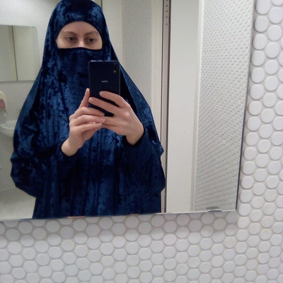 Transformer Black Khimar Modern Burqa Black Burka Muslim - Etsy