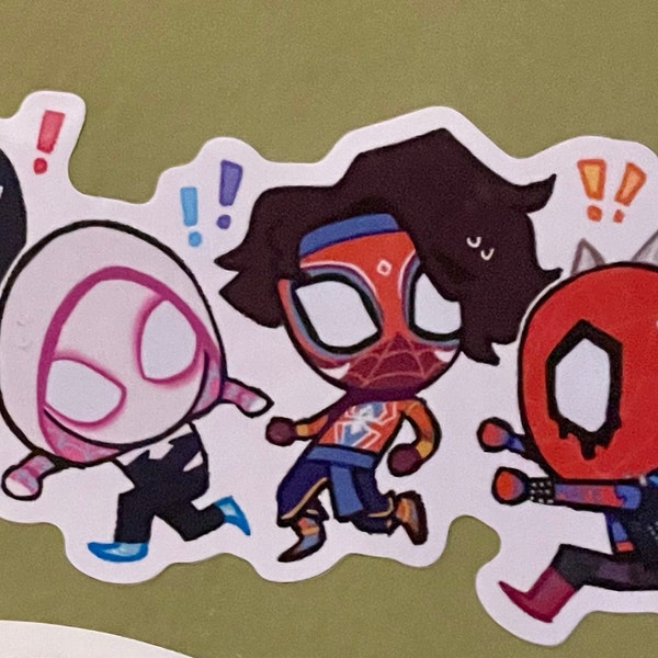Assorted Spiderverse Vinyl Stickers - Etsy