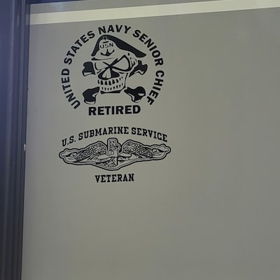 U.S. Submarine Force Death From Below Vinyl Cut Decal, Silent Service ...