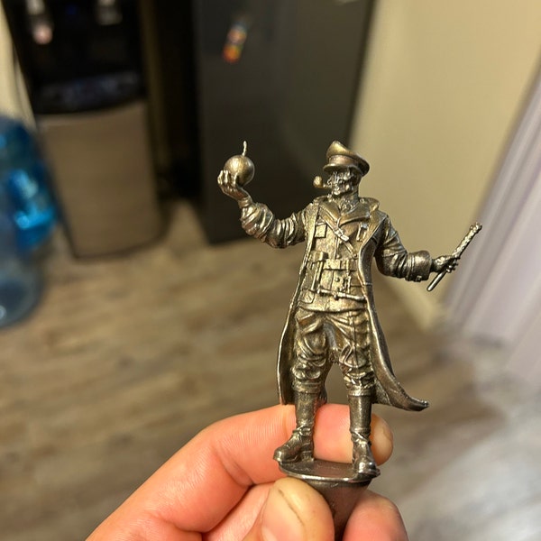 WWII GI Girl, Solid Fine Pewter, Hand Painted Enamel Figure , Heavy - Etsy