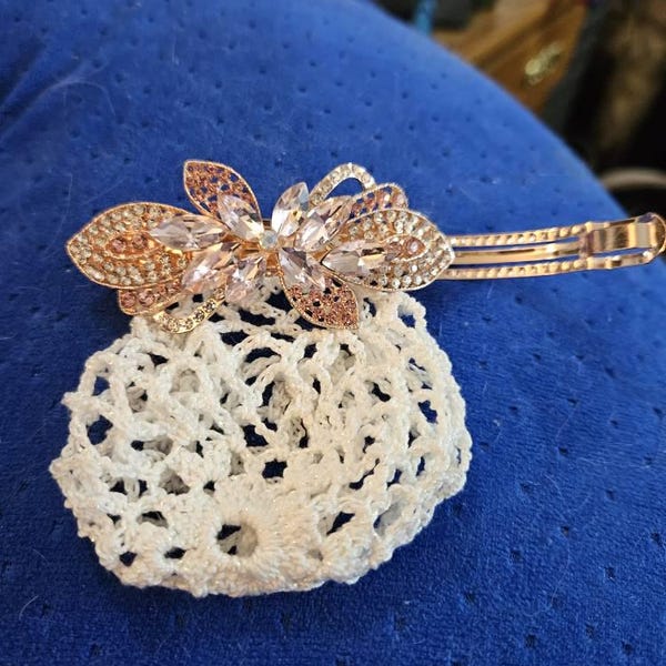 Bright Pink Rhinestone on Gold Hair Pins, Wedding Day Fuchsia Pink Gold ...