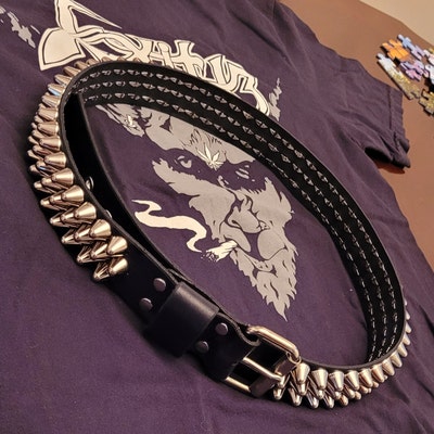 Three Row Pyramid Studded Belt With Teo O-rings - Etsy