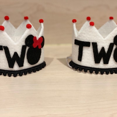 Boys 1st Birthday Mouse Crown Boys First Birthday Mouse Felt - Etsy