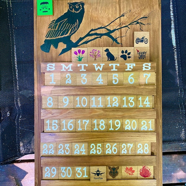 Personalized Calendar Tiles - Etsy