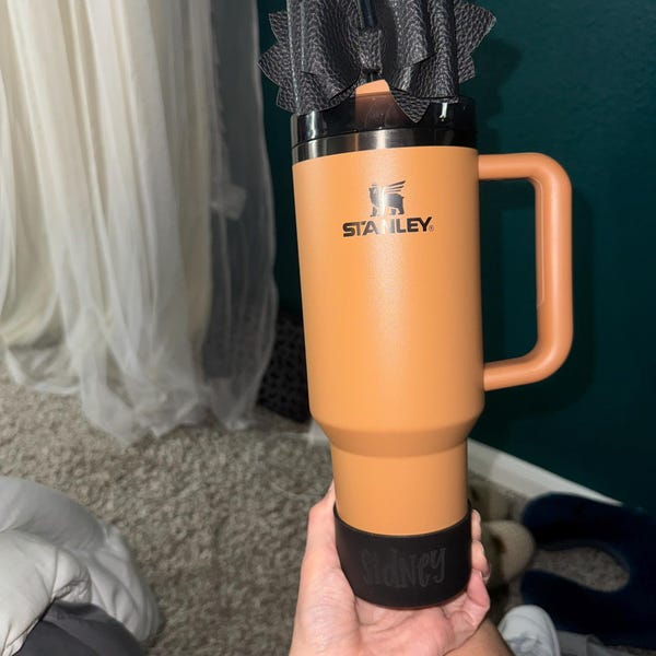 Glitter Tumbler Bow for Stanley, Straw Topper, Copper Gold Rose Gold ...