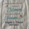 Memory Memorial Embroidery Design Rememberance Pillow Bear Machine ...