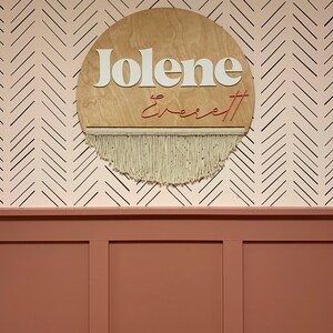 Custom Wood Name Sign Cutout / Name Cut Out / Baby Name Sign / | Etsy