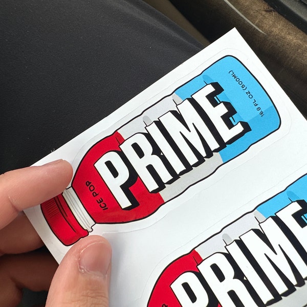Large Prime Sticker | Drink Prime | Prime Hydration | KSI | Logan Paul ...