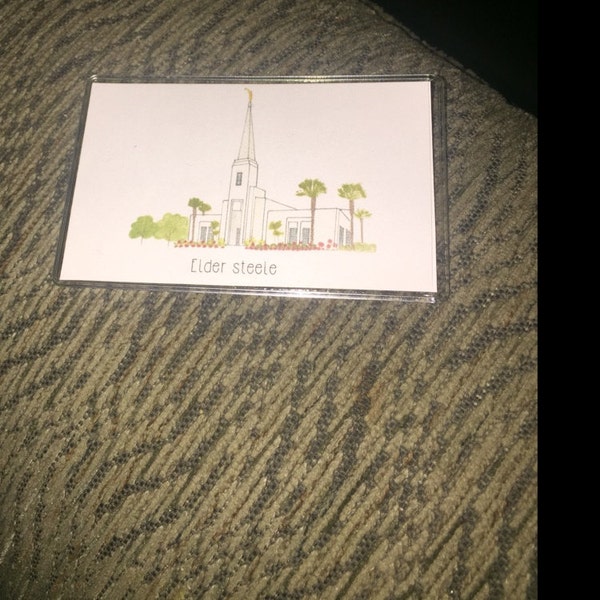 Custom LDS Temple Recommend Holder - Etsy