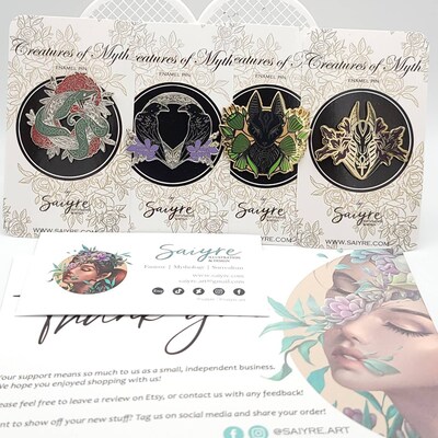 Cerberus Hard Enamel Pin Greek Collection Unique Fantasy - Etsy