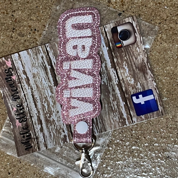 Personalized Name Tag, Personalized Name Keychain, Personalized Name ...