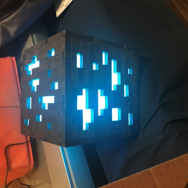 THE ORIGINAL Minecraft "inspired" Ore Lamp, Nightlight, LED, Gamer Lamp ...