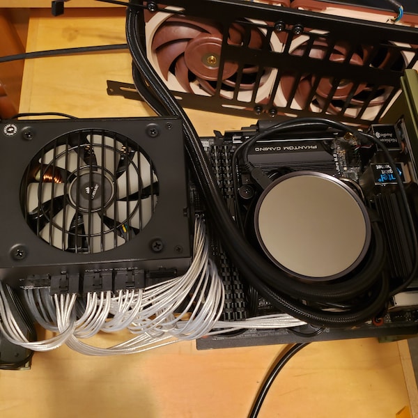 Customized Corsair Full Modular Psu Cables Sleeved Silver Plated Cables ...