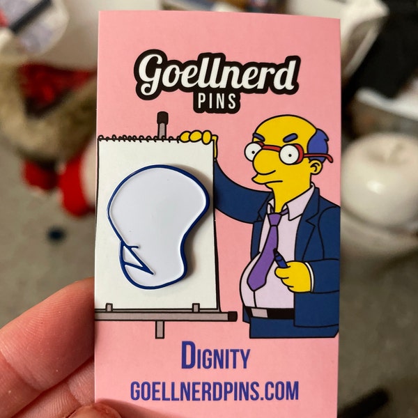 Simpsons Dignity Pin - Etsy