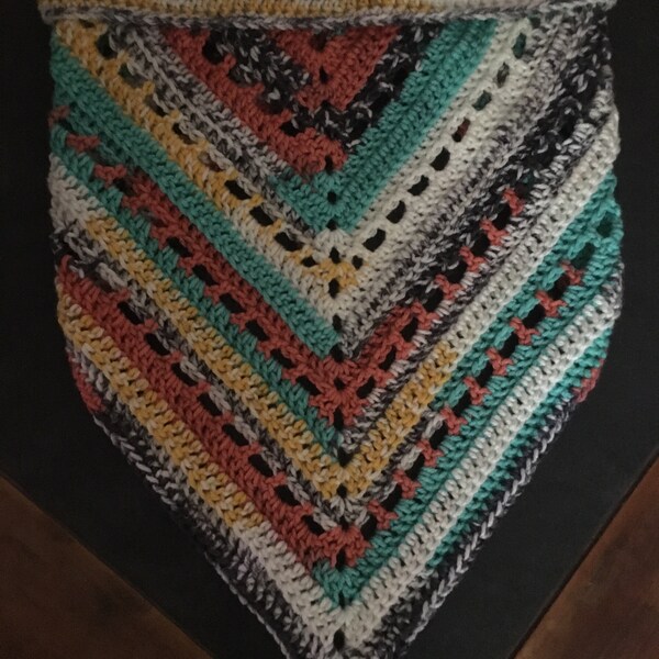 Chilly Cider Cowl PATTERN With Pictures, Step by Step, Boho, Tassels ...