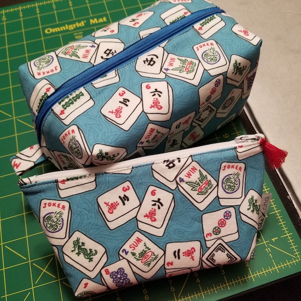 Mahj Game Blue Fabric - Mahjong Tiles for Mahj Game on Aqua Background ...