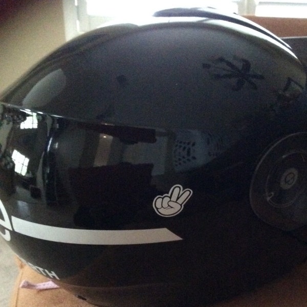 Hand Peace Sign, Two Fingers - Di Cut Decal - Car/truck/home/phone ...