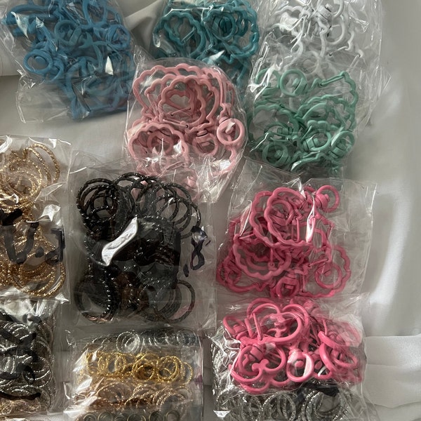 10/30/50/100pcs Colorful Dolphin Shaped Key Clasp,dolphin Swivel Snap ...