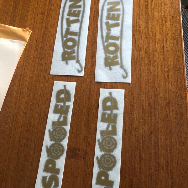 Sea Ray Vintage Boat Model Number Decals Black and Gold Choose Your ...