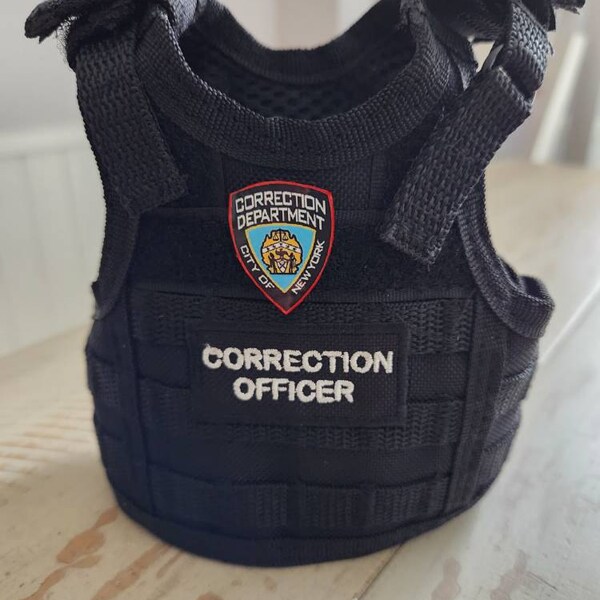 CORRECTION OFFICER Tactical Vest Beverage Insulator ! Customized for ...