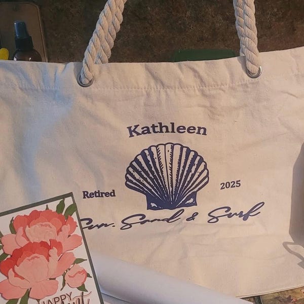 Custom Bride Tote Bag, Last Toast on the Coast Design, Bachelorette ...
