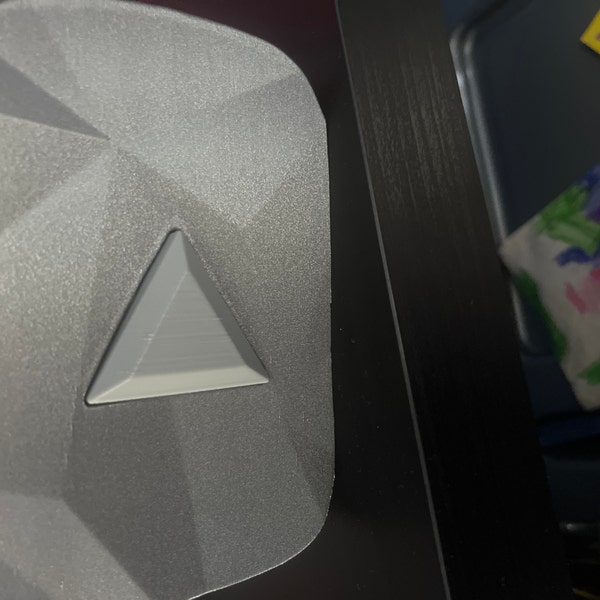 Youtube Diamond Play Button Replica | 3D Printed | Fun Ornament - Etsy