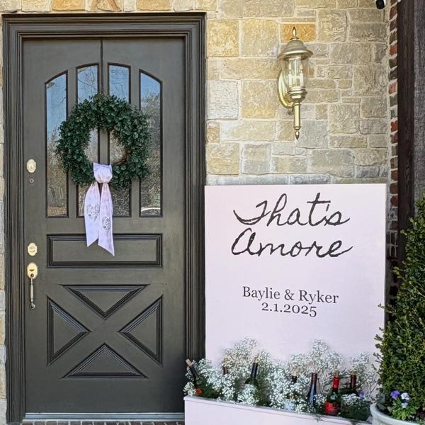 Monogrammed Wreath Sash St Patty Front Door Bow Sash Gift Housewarming ...