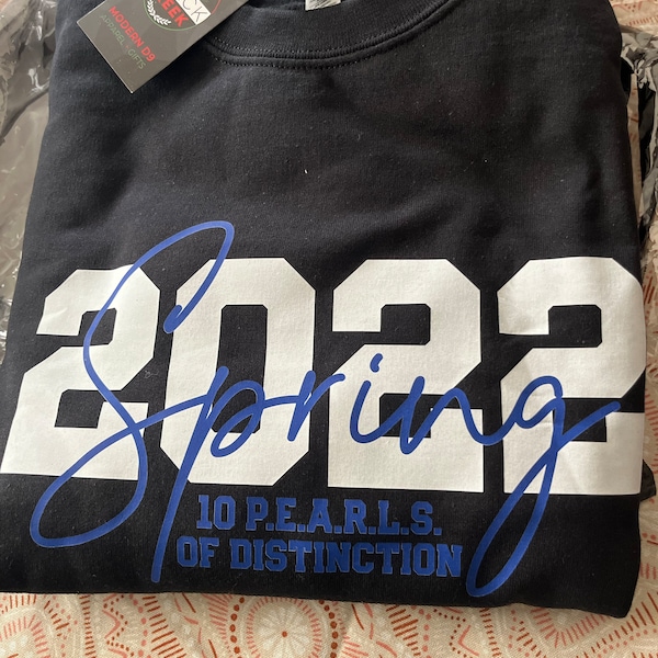 Personalized Zeta Line Sister Sweatshirt | D9 Black Sorority Crossing ...
