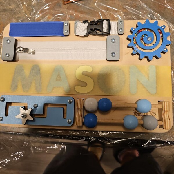 Ocean Busy Board 12x16 Inches Fast Shipping Development Toy Montessori ...