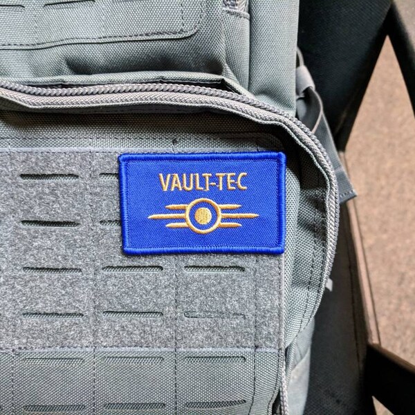 Vault-tec Fallout Insipried Patch Cosplay 3"x2" Inches Hook and Loop ...