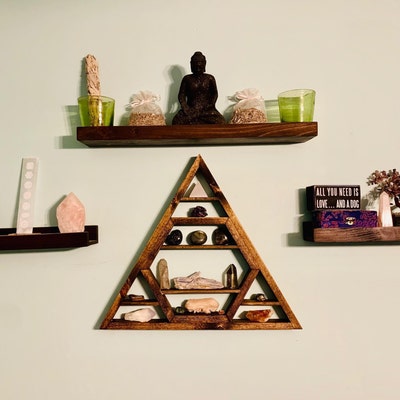 Hexagon/triangle Display Shelf - Etsy