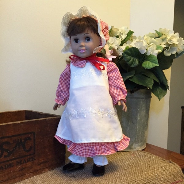 Little House Pioneer 1800s Dress, Bonnet, Drawers With 2 Aprons Pdf ...