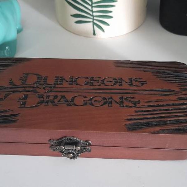 Dnd Dice Box, Dungeons and Dragons, Dice Box Book, Dnd, Personalized ...