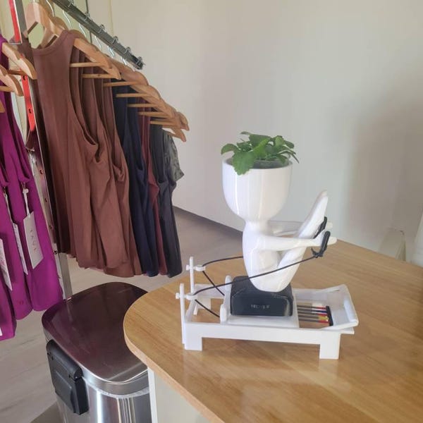 Pilates Reformer Modern Succulent Planter, Unique Pilates Studio Decor ...