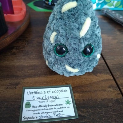 Weed Nugget Plushie, Crochet Nugs, Smoke Station Decor, 420 Friends ...