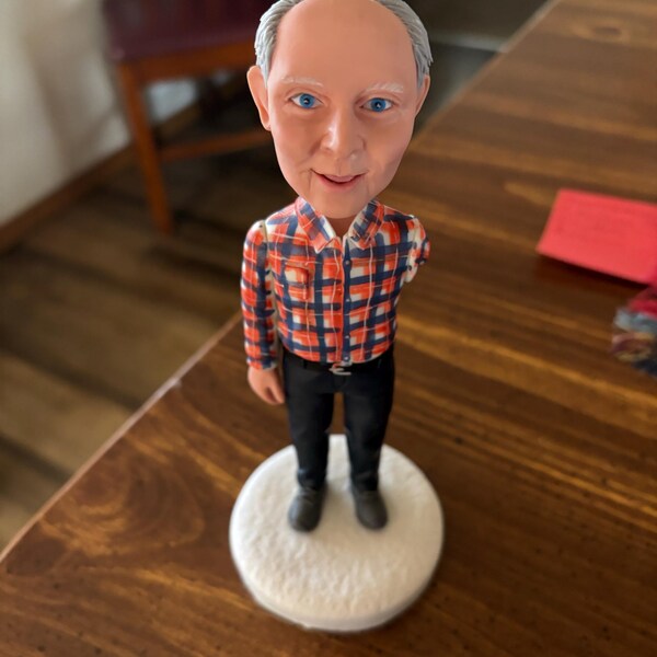Custom Bobblehead Figurine, Personalized Polymer Clay Gift, - Etsy