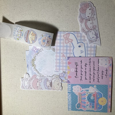 10 Sheets Cute Kawaii Mini Sticker Sheets3x3cute Stationery Grab Bag ...