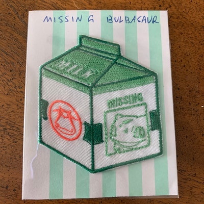 Missing Pokemon Moomoo Milk Patches Bublasaur, Squirtle, Charmander ...