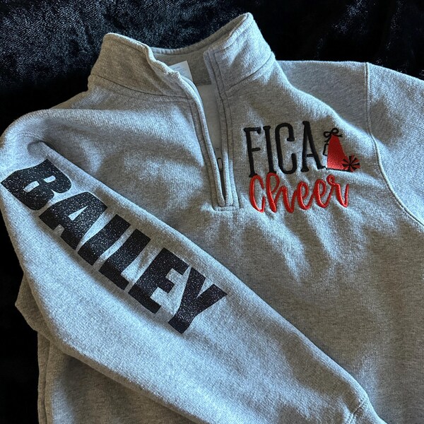 Customizable Embroidered Jacket - Personalized Track Cheer Sports Coat ...