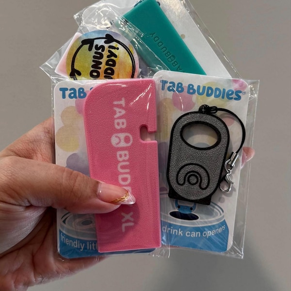 Tab Buddy Classic - Adaptive Soda Can Tab Opener Help for Kids, Long ...