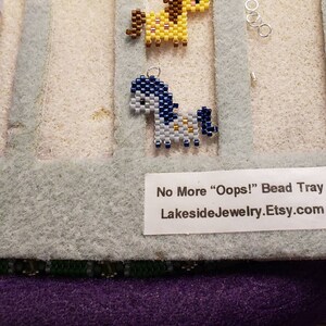 Poodle Dog Brick Stitch Bead Pattern, Animal Miyuki Bead Weaving, PDF ...