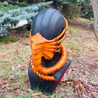 Face Hugger Mask Leather Pattern PDF by Leatherhubpatterns - Etsy