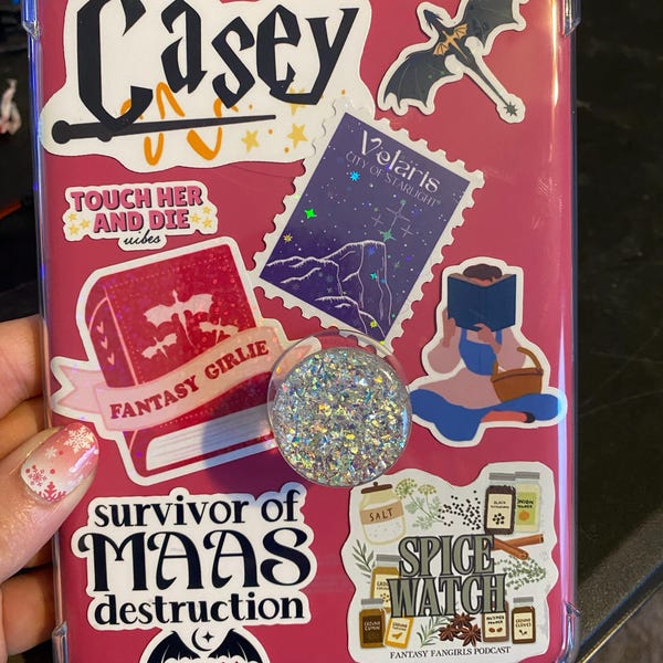 Fantasy Kindle Sticker Kobo Decor Romantasy E-reader Holographic ...