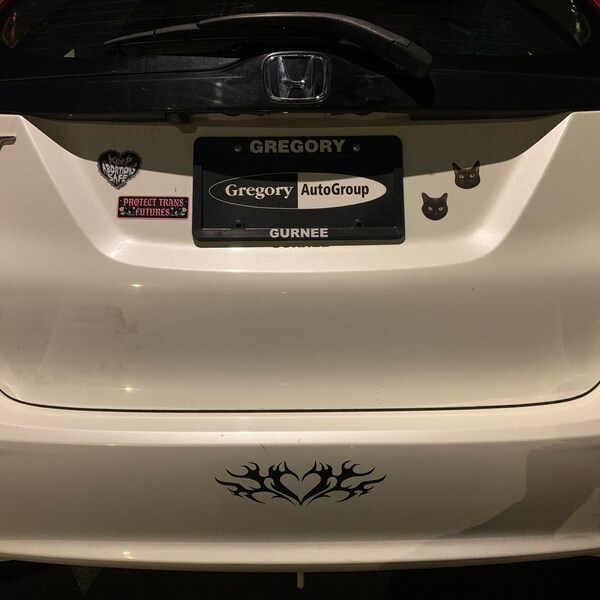 Car Tramp Stamp Vinyl Decal Rearview Mirror Laptop Bumper Sticker ...