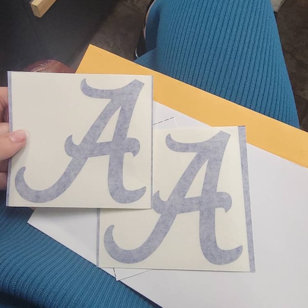 ALABAMA A Decal. Free Shipping. - Etsy