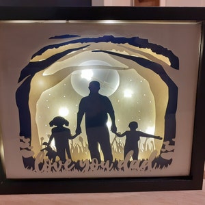 Love You Grandma Shadow Box Template Grandmother Shadow Box - Etsy