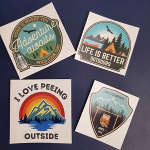 Funny Adventure Water Bottle Laptop Sticker Cooler Sticker Car - Etsy